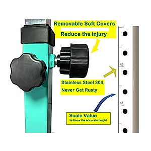 PreGymnastic Foldable Gymnastics Bar, 6FT Gymnastic Horizontal Bars, Folding Training Bar for Kids and Teenagers 3-18, Weight Limit 500 LB, Adjustable kip Bar,Children Home Gym Equipment Indoor