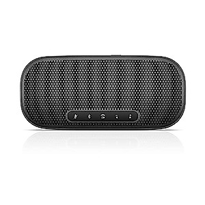 Lenovo 700 Ultraportable Bluetooth Speaker, USB-C & NFC Connectivity, Rechargeable Battery, 2 Hour Charge for 12 Hours Play, IPX2 Splash Resistance, Black