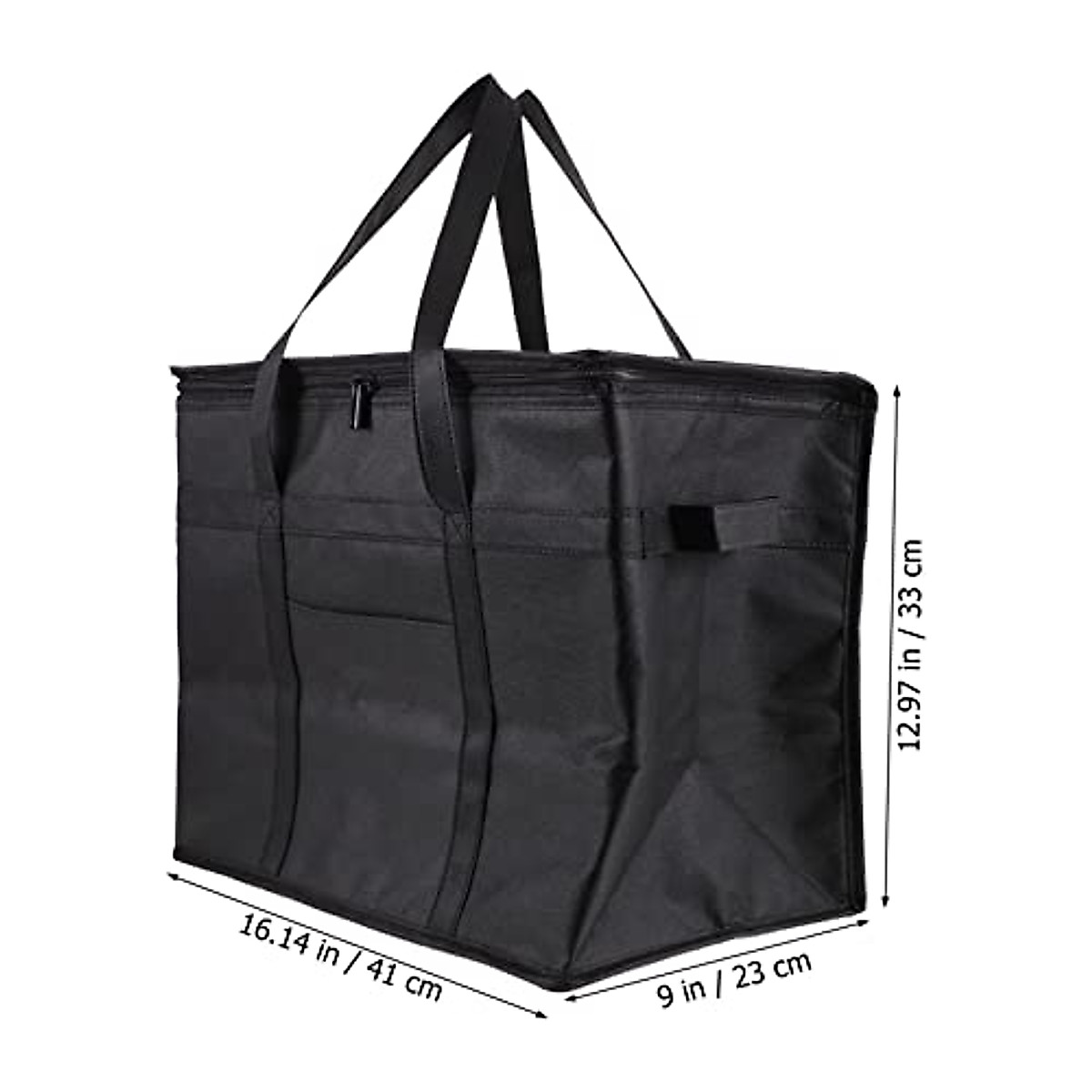 Hoement Portable Aluminum Aluminum Non-woven Fabric Black