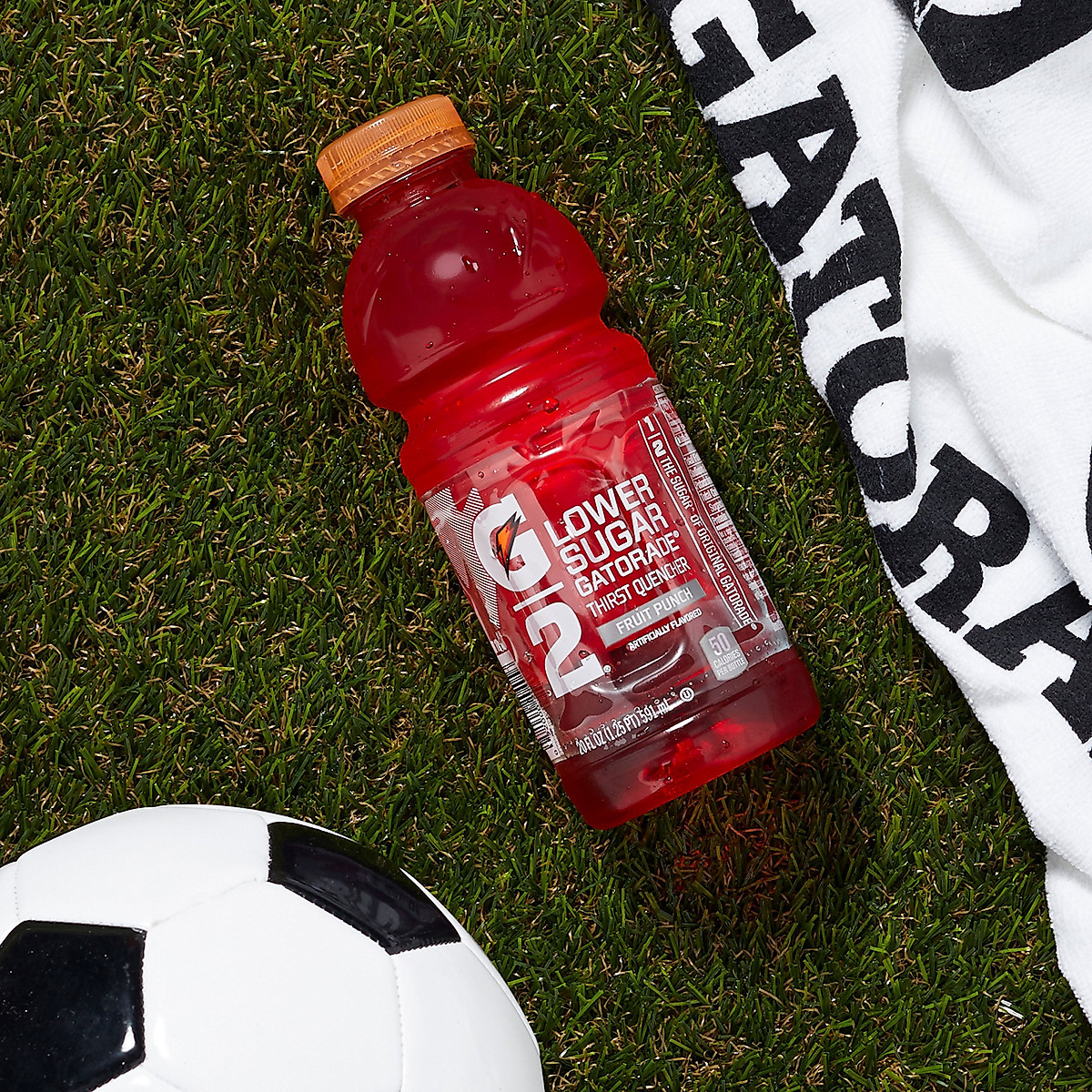 Gatorade G2 Thirst Quencher, Lower Sugar, Fruit Punch, 12 Ounce Bottles (Pack of 24)