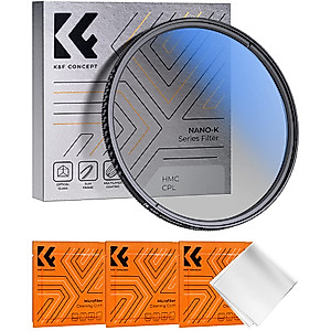K&F Concept 39mm Circular Polarizer Optical Glass Lens Filter Ultra-Slim 18 Multi-Layer Coatings Circular Polarizing Filters for Camera Lens (K Series)