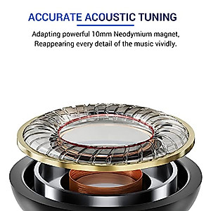 Earbuds Wireless Bluetooth - IPX6 True Wireless Noise Cancelling Earbuds 5.0 Headphones Waterproof Stereo Earphones in Ear Touch Control with Microphone for Sport, Gaming and Running (Black)