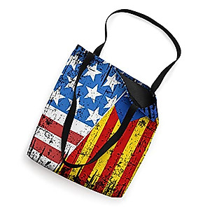 Catalan American Flag Catalunia Usa Bandera Catalonia Tote Bag