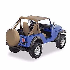 Bestop 5250704 Tan Traditional Bikini Top for 1976-1983 CJ5