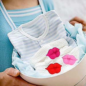 3pcs Infant Pacifier, Funny Lips Baby Pacifiers, Soft Silicone Cute Pacifier Design with Kiss Lip, Cute Pacifier Lovely Mommy's Touch Pink Kiss Lips Pacifiers