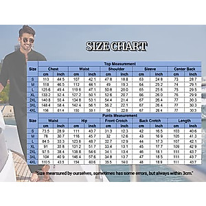 COOFANDY Men's 2 Pieces Linen Set Long Sleeve Henley Shirt and Holiday Beach Pants Casual Yoga Trousers Outfits