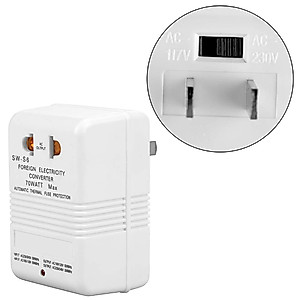70W 110V/120V to 220V/240V StepUp& Down Voltage Converter Transformer (CN Standard Plug)