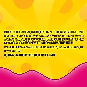 Juicy Fruit Gum (10 Pack) JUICY FRUIT & STARBURST Strawberry Chewing Gum Bulk Pack, 15 Stick