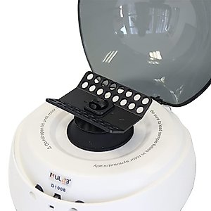 ULAB Mini Centrifuge, Lab Benchtop Micro Centrifuge 7000RPM, Low Noise, 2 Rotors for 8 x 0.2/0.5/1.5/2.0ml and 0.2mL×32 PCR Strips or 0.2mL×4 PCR 8 Strips, UMP1008