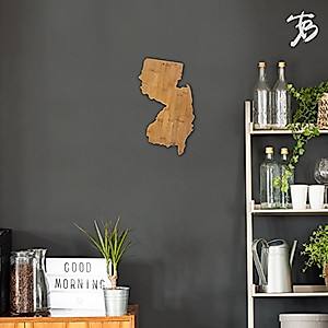 Totally Bamboo New Jersey State Shaped Bamboo Serving & Cutting Board