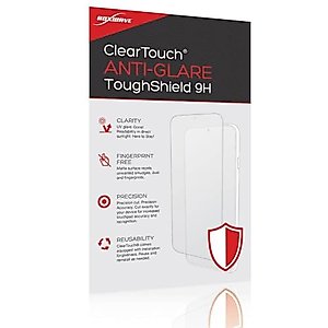 BoxWave Screen Protector Compatible with Ecobee SmartThermostat - ClearTouch Anti-Glare ToughShield 9H (2-Pack), Anti-Glare 9H Tough Flexible Film Screen Protector