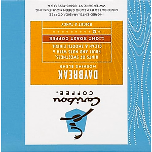 Caribou Coffee Daybreak Morning Blend Keurig K-Cups Coffee, 12 Count