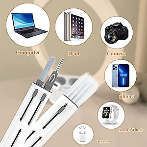 Bluetooth Earbuds Cleaning Pen, in-Ear Headphones Cleaning for Airpods Pro 1 2 Multi-Function Cleaner Kit Soft Brush for Samsung MI Earbuds,Earphone,Camera and Mobile Phone