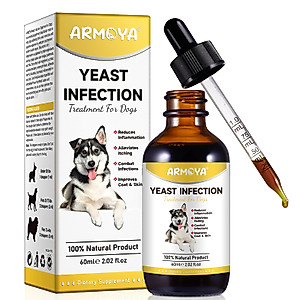 Natural Yeast Infection Treatment for Dogs - Helps to Support Itch Relief - Inflammation Relief & More - Dog Yeast Infection Treatment - Dog Ear Infection Treatment - Dog Allergy | 2 Oz