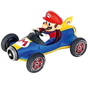 Carrera Pull & Speed 15813016 Official Licensed Kids Toy Car Pull Back Vehicle for Ages 3 and Up - Mario Kart Mario / Wild Wing Mario / Mach 8 Mario