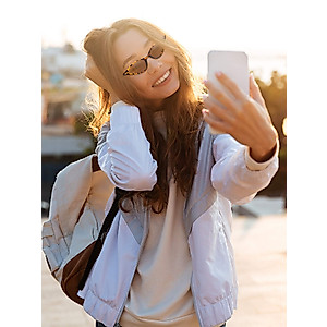 Frienda Vintage Cat Eye Leopard Sunglasses Retro Cat Eye Sunglasses for Women Men Classic Retro Designer Style Leopard (Brown) (Brown)