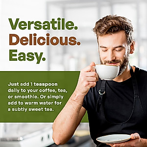 Go Nutra - Bee Pollen Powder, Pure Bee Pollen Powder, Bee Pollen Supplement for Humans, Dogs, Bearded Dragon, and More, Non-GMO, Gluten-Free, Vegan, 8 oz