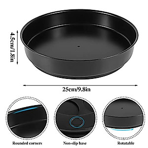 Lazy Susan Organizer, Rotating Lazy Susan Turntable Organizer Spice Turntable for Pantry Cabinet Condiment Kitchen Refrigerator, 10"