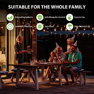 MAGIC CAT 12 Pack Mosquito Repellent Ball, Natural Insect Deterrent Mosquito Barrier for Effective Indoor Protection, Powerful Outdoor Mosquito Repellent for Patio, Yard, Garden Mosquito Control