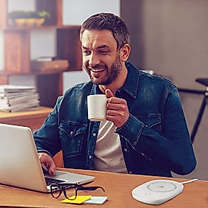 Genenric Coffee Mug Warmer, Candle Warmer Plate with Intelligent Auto On/Off Gravity Sensing Mug Heater Smart Coffee Cup Warmer for Desk, Office, Home, Milk, Tea, Chocolate and Water