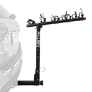 Allen Sports Deluxe Locking Quick Release 5-Bike Carrier for 2 in. Hitch, Model 552QR , Black