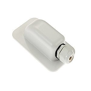 Link Solar ABS Single Cable Entry Gland Weatherproof Curved Cable Connector for All Cable Types 2mm² to 6mm² for Rv, Campervan, Boat