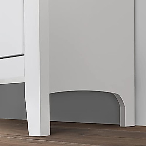 Yokstore White Dresser for Bedroom, 7 Drawer Dresser, Wooden Bedroom Dresser, Modern Storage Chest of Drawers for Living Room, Hallway, Entryway, Bedroom Furniture