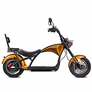 eAhora DOT Approved M1 2 Seat 2000W 37Mph Electric Motorcycle for Adults, 40 Miles 60V 30ah Lithium Battery, Street Legal 2 Person Electric Mopeds for Adults, Dual Hydraulic Brake for Urban Commuting