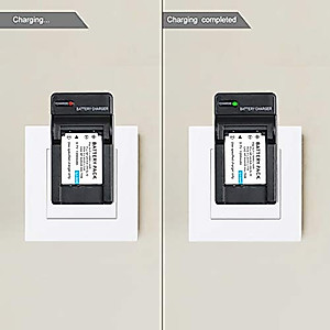 Rainy King EN-EL10 Battery Charger for Nikon Coolpix S200, S203, S210, S220, S230, S3000, S4000, S500, S510, S5100, S520, S570 and More, Replacement for Nikon MH-63 Charger