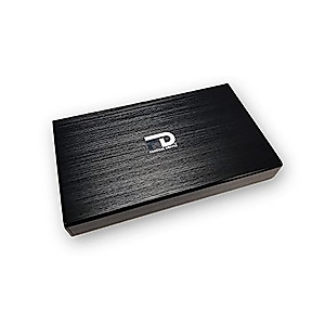 Fantom Drives FD 2TB Xbox Portable Hard Drive - USB 3.2 Gen 1-5Gbps - Aluminum - Black - Compatible with Xbox One, Xbox One S, Xbox One X (XB-2TB-PGD)