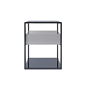 HIGOH Bedside Table Bedroom Living Room Bedside Table Dorm Locker Apartment Side Table Hotel Bedside Table