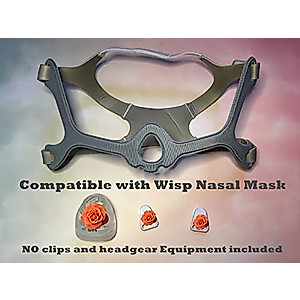 2PCS Cpap Nose Mask Wisp Fabric Frame Compatible with Wisp Nasal Mask - Fabric Frame for Philips Respironics Wisp, Frame for wisp cpap Fabric