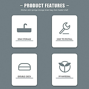 Hemoton Kitchen Sink Caddy Sponge Holder Rack Cleaning Cloth Hanging Bag Soap Holder Saddle Faucet Caddy Kitchen Organizer (Green)