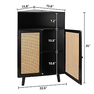 ZYBT Corner Cabinet Organizer with Doors