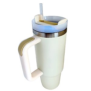 30 oz Tumbler with Handle and Straw Lid for Water, Double Wall Vacuum Sealed Stainless Steel Insulated Tumblers, Travel Cup for Hot and Cold Beverages, Travel Coffee Mug；