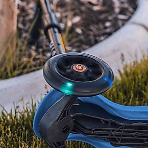 Hishine Kick Scooter for Kids with 3 Light up Wheels and Adjustable Height for 2-7 Years Old Ages Girls Boys Toddlers & Children,Lean to Steer, 3-Wheeled Scooters (12-PURPLE1)