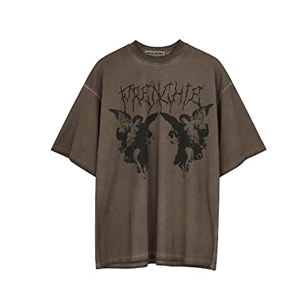 Fairy Grunge Shirt Fairy Grunge Clothes Fairycore Clothing Fairycore Grunge Clothes Grunge Fairy Aesthetic (Brown,L,Large)
