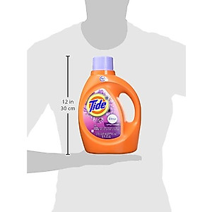 Tide Plus Febreze Freshness HE Turbo Clean Liquid Laundry Detergent, Spring Renewal Scent, 2.72 L (59 Loads) (Packaging May Vary)