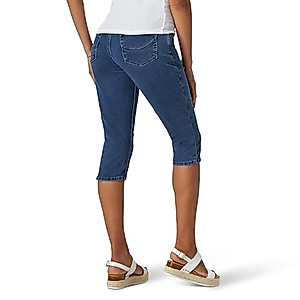 Riders by Lee Indigo Women's Ultra Soft Denim Capri, Sedona, 14