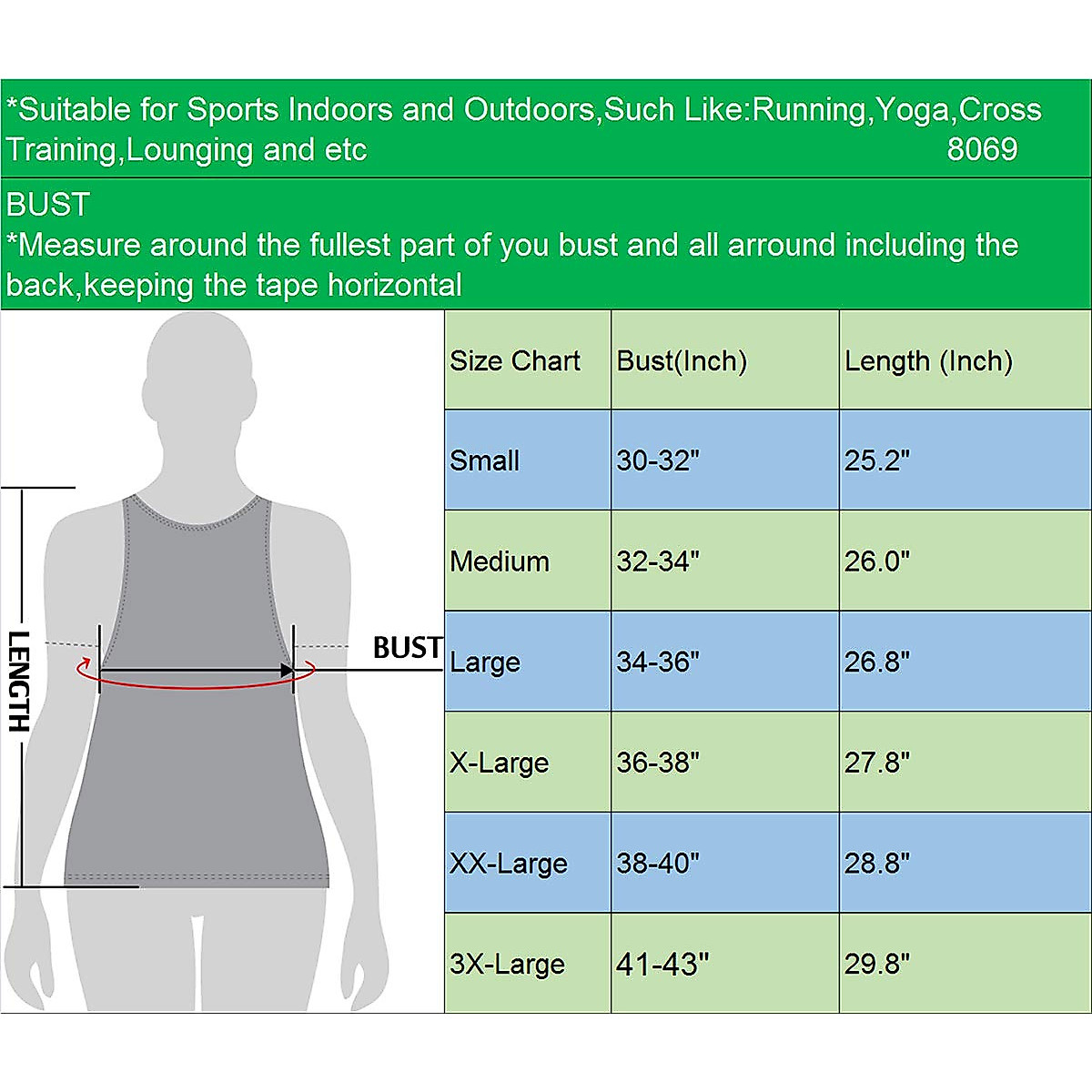 NELEUS Women's Running Tank Tops 3 Pack Racerback Workout Yoga Shirts with Pockets,8069,Black/Grey/White,L