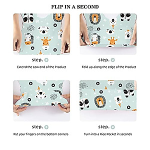 Cosermart Disposable Baby Bibs 50pcs Disposable Travel Feeding Bibs with Food Catcher, Waterproof Individual Packed Eating Bibs For Kids Toddler Infant(Animal)