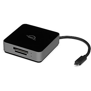 OWC Atlas Dual CFexpress Type B & SDXC UHS-II Card Reader - Bus Powered by USB-C - Compatible with Mac/Windows/iPad/Chrome OS
