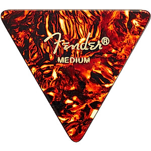Fender 355 Shape Guitar Picks, Medium, 12 Pack, Shell