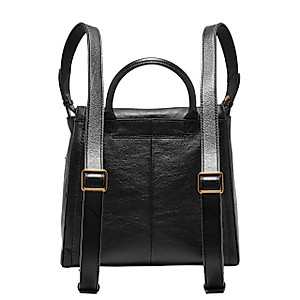 Fossil Women's Parker Leather Mini Backpack Purse Handbag