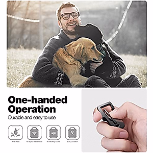 Dexnor Full-Body Shockproof Case for AirTag, Anti-Lost Protective Cover Airtag Holder Keychain with Key Ring & Carabiner for Keys, Luggage, Dog Cat Collar, Protector for Apple Air Tag (Black)