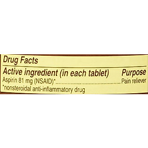 Bayer Low Dose 81mg Tab B Size 300ct Bayer Low Dose 81mg Tab Bttl 300ct