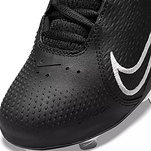 Nike Hyperdiamond 4 Elite CZ5917-010 Black/Dark Smoke Grey/Wolf Grey/White Women's Metal Softball Cleats 8 US