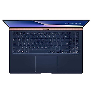 ASUS ZenBook 15 Ultra Slim Compact Laptop 15.6” FHD 4-Way NanoEdge, Intel Core i7-8565U Processor, 16GB DDR4, 512GB PCIe SSD, GeForce GTX 1050, Ir Camera, Windows 10, UX533FD-DH74, Royal Blue