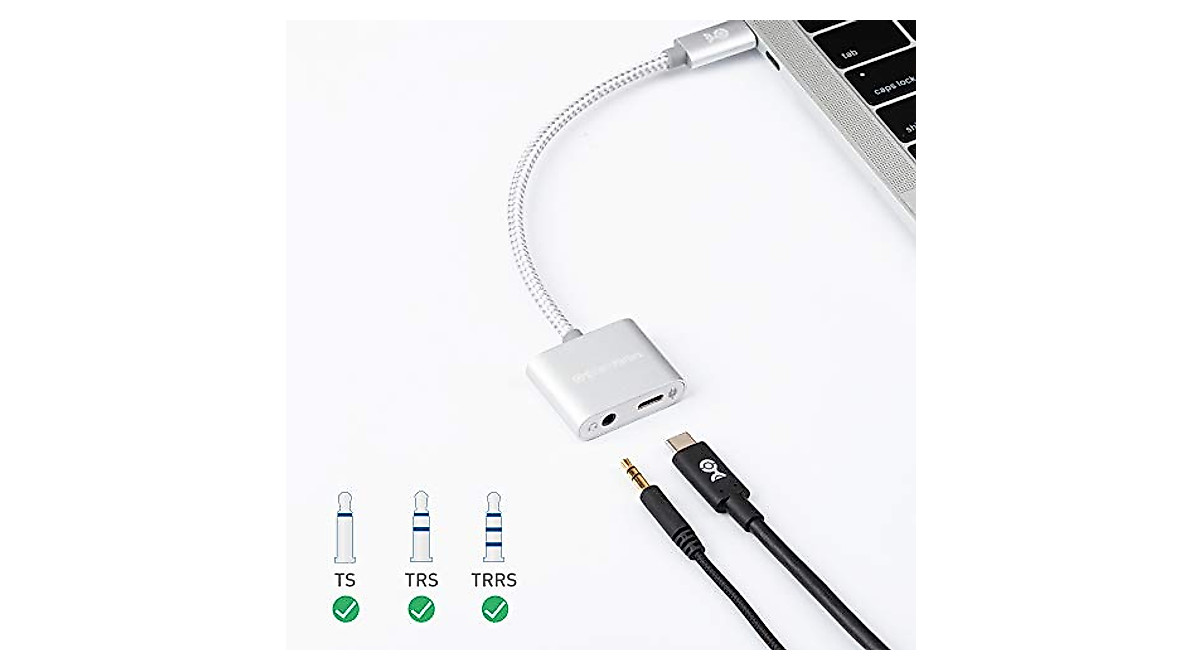 Cable Matters USB C Audio Adapter - Charge & Listen