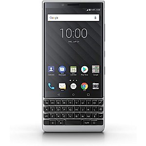 BlackBerry KEY2 Black Unlocked Android Smartphone 4G LTE US Version Silver 64GB